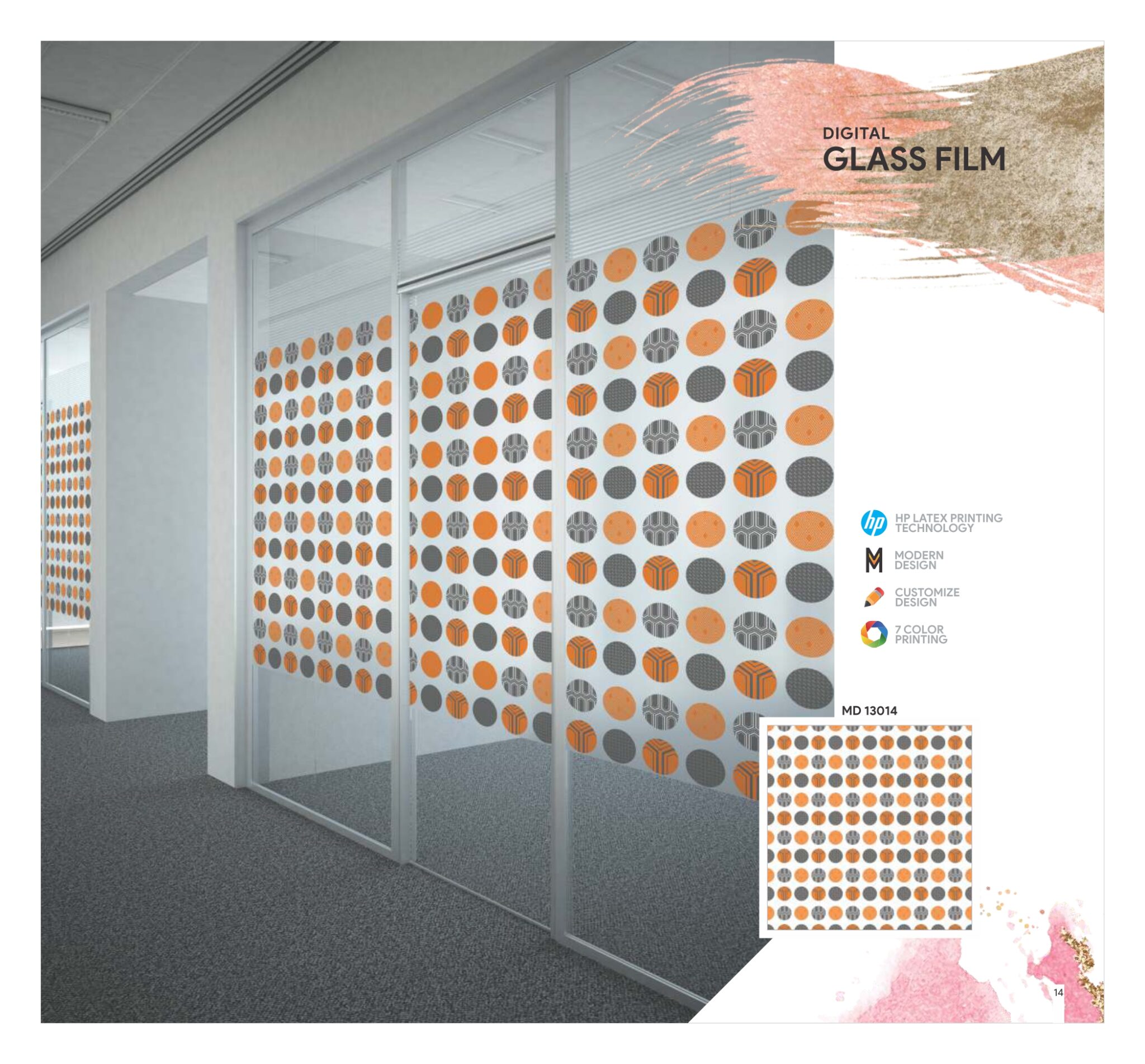 Decorative Glass Film 0014 – Ambica Wallpaper
